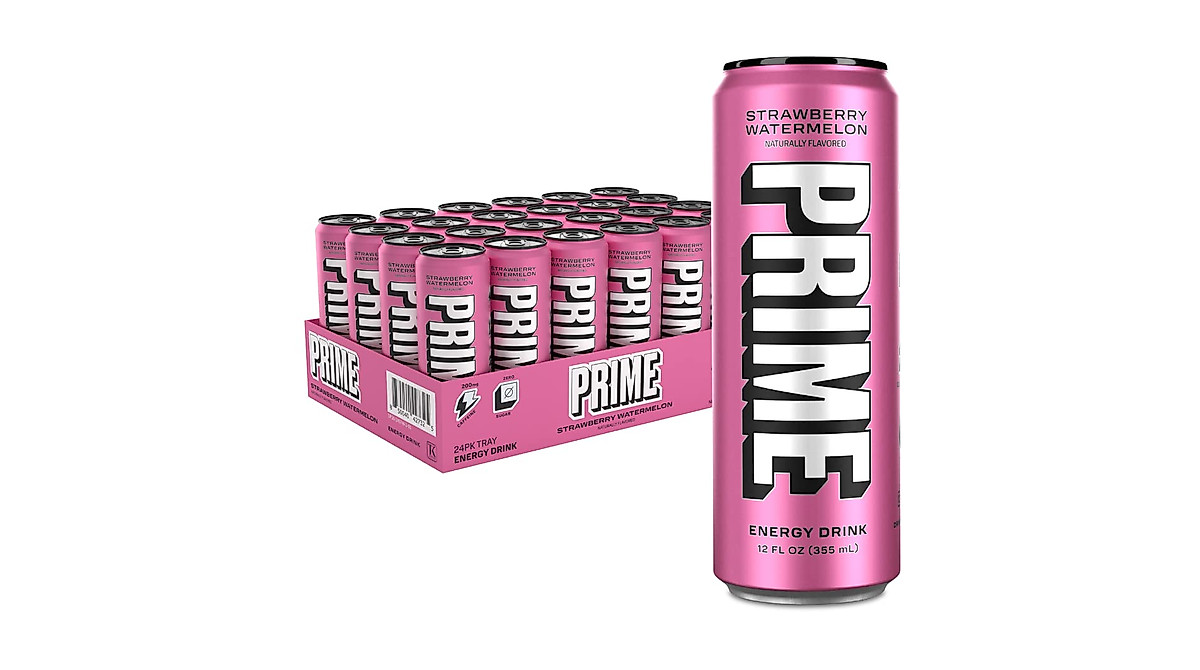 Prime Energy Drink: 200mg Caffeine, Zero Sugar, Vegan