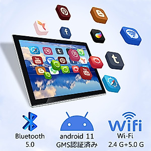 HAOVM Android 11.0 Tablet 10 Inch, P20 MediaPad 1920x1200 IPS FHD Display Screen Tablets,Octa-Core 1.6GHz Processor,5MP+13MP Dual Camera,3GB RAM,64GB Storage,5G WiFi,128GB Expand,6000mAh,GPS,Silver