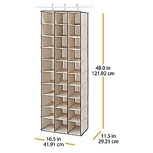 Whitmor Hanging Shoe Shelves 30 Section