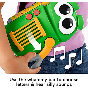 Fisher-Price StoryBots A to Z Rock Star Guitar, Pretend Musical Instrument Learning Toy That Teaches The Alphabet for Preschool Kids Ages 3 Years & up