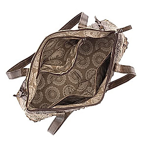 American West Women's Annie's Conceal Carry Half Moon Purse Turquoise One Size