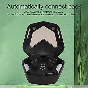 EBTOOLS Wireless Headphones, Bluetooth 5.1 Earphones Noise Canceling Sport Headphones, Wireless Earbuds with Microphone(Black)