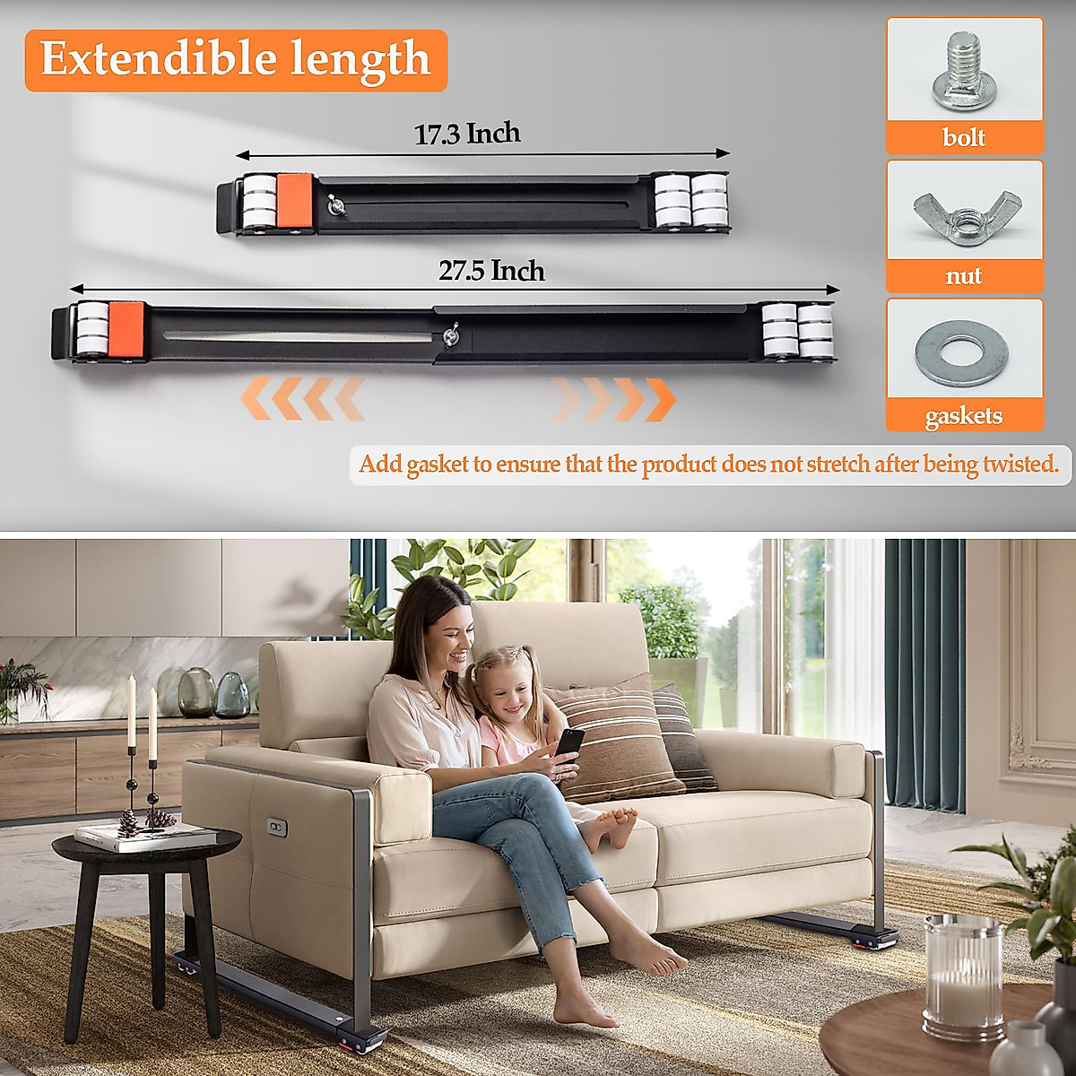 Furniture Dolly and Appliance Roller Bundle