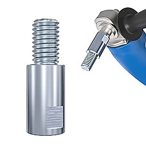 ABPF 2'' Airway Buff Extender, Steel Connecting Rod for Angle Grinder, 1'' Grinder Extension for Polisher，Angle Grinder Extension Shaft