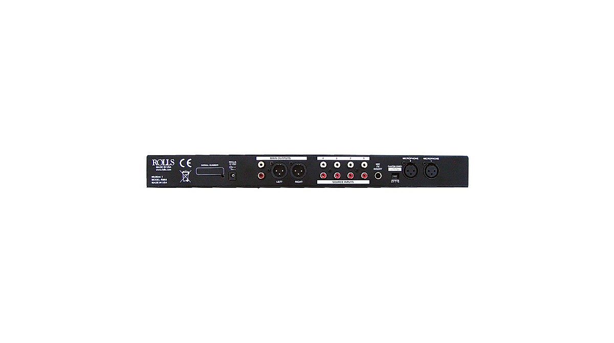 Rolls RM69 MixMate: 3 Mic/Source Mixer for Quality Sound