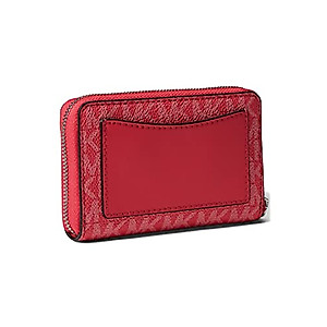 Michael Kors Jet Set Small Zip Around Card Case Geranium One Size