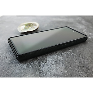 Carveit Hand-inlaid Wooden Case for Google Pixel 7 Pro, (Yinyang Wolf Engraved on Walnut) Compatible with QI Wireless Charging