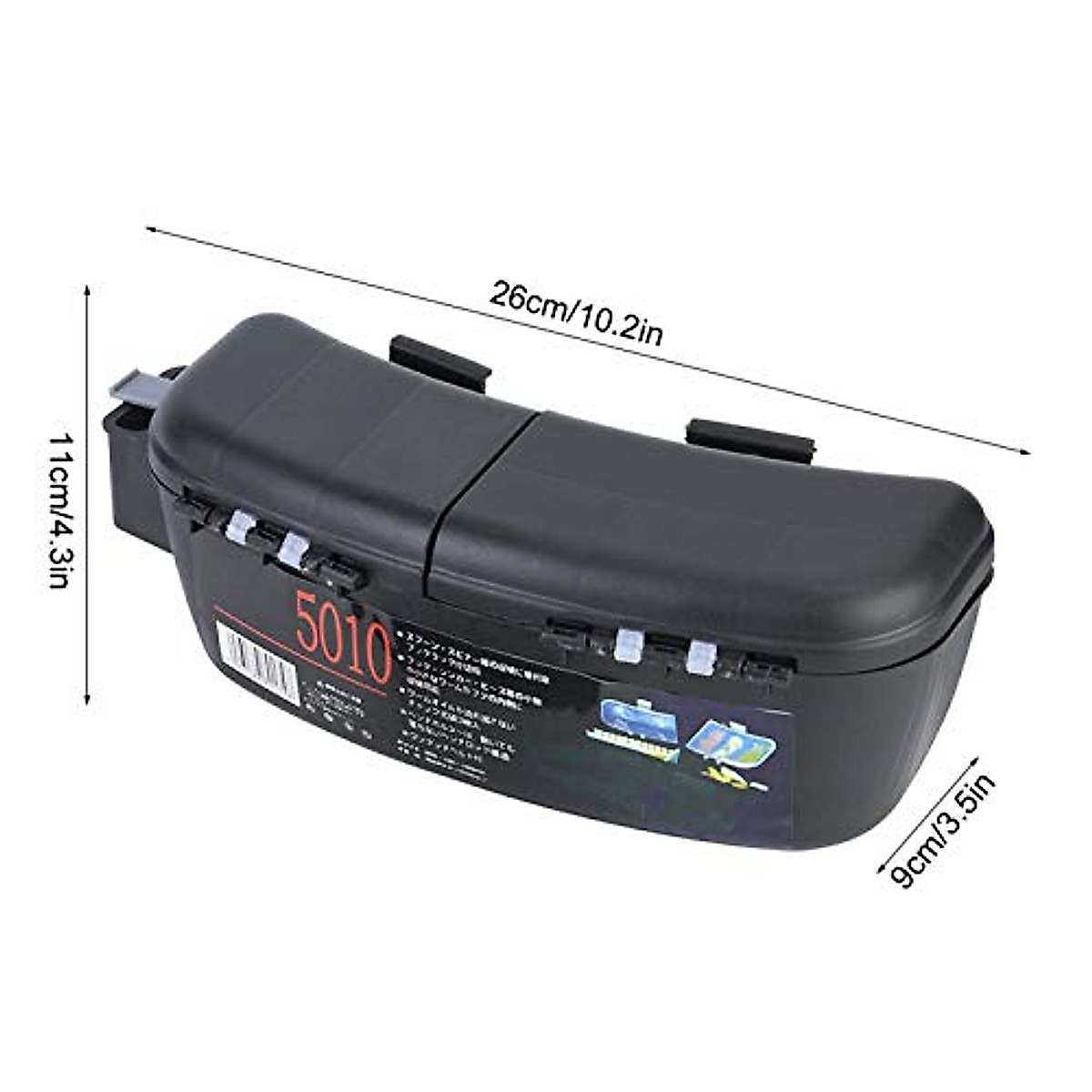 Niiyen Fishing Waist Bag, Portable Multi-Functional Fishing Tackle Organizer Box Waist Bag, for Lures Baits Hook, Fishing Bait Waist Fishing Bait Waist Box, Fishing Gear