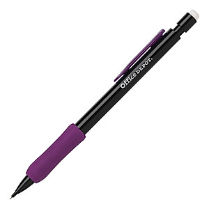 Office Depot® Brand Mechanical Pencils With Comfort Grip, 0.7 mm, Black Barrel, Pack Of 48 Pencils