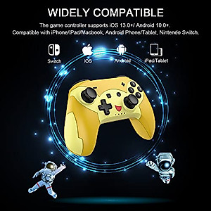 Joso Mobile Game Controller for iPhone iPad, Direct Play, Bluetooth Gaming Gamepad Joystick Works with Most iOS, iPad, MFi Games, Call of Duty Mobile(COD), Genshin Impact, Asphalt 9, Real Racing 3