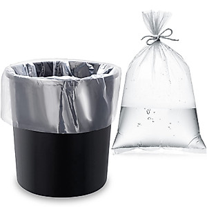 25 Pieces 5 Gallon Bucket Liner Bags Ice Bucket Liner Food Grade Bag Heavy Duty Leak Proof for Home Kitchen Marinating and Brining Food Storage (20 x 28 Inch)