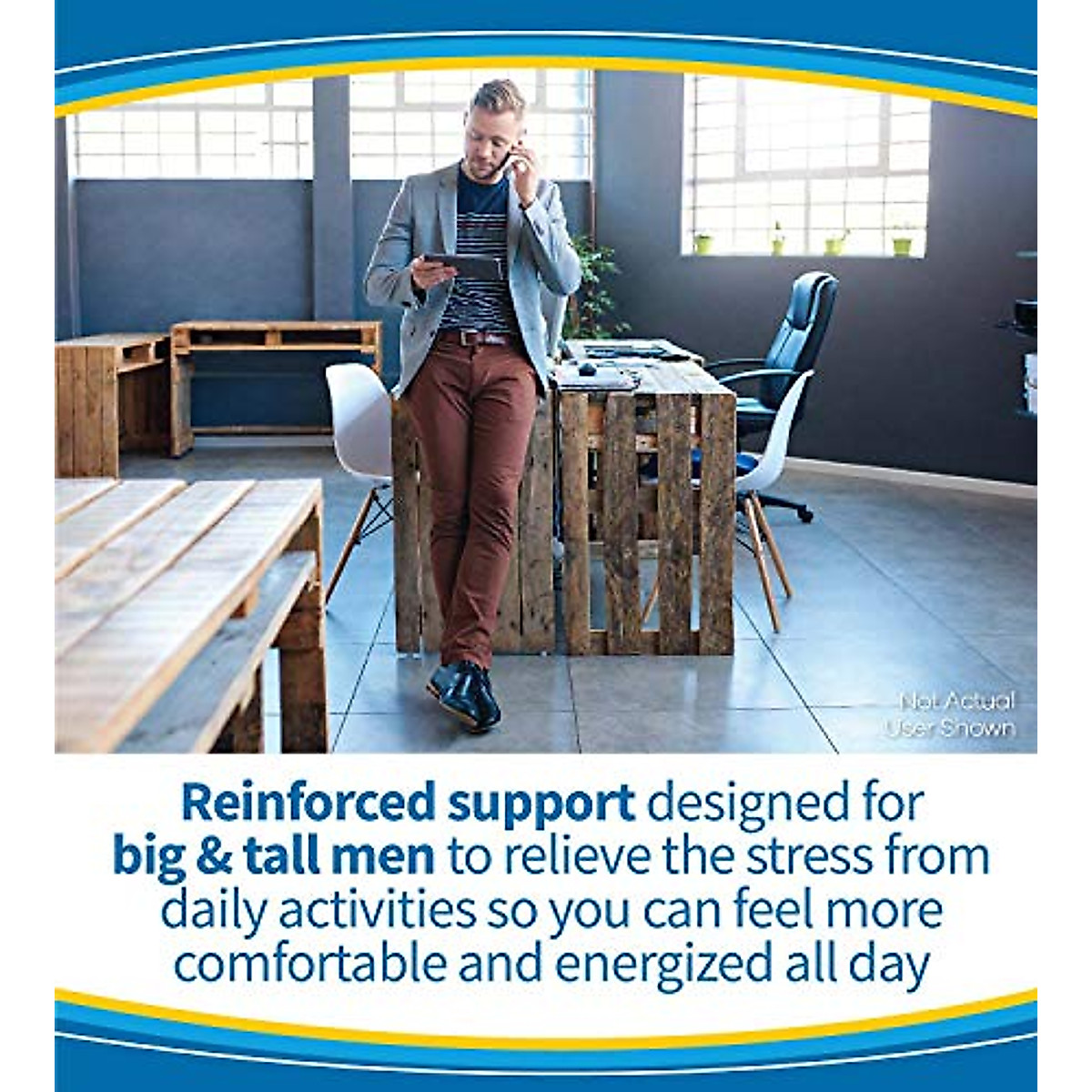 Dr. Scholl’s Extra Support Insoles Superior Shock Absorption and Reinforced Arch Support for Big & Tall Men to Reduce Muscle Fatigue So You Can Stay on Your Feet Longer (for Men's 8-14)