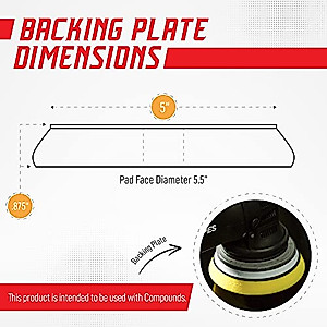 Oberk Yellow 1-Step Medium Cutting 5" Pad