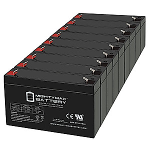 Mighty Max Battery 6V 7.2Ah Battery Replaces SLA0925 NP7-6 PWRBC67 KB670 SLA Battery - 9 Pack