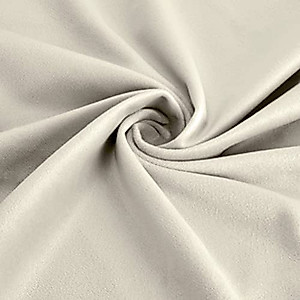 KithKasa Upholstered Dining Chairs Sets of 4 Mid-Century Modern Desk Comfy Side Chair with Gold Legs for Kitchen Living Room Cream