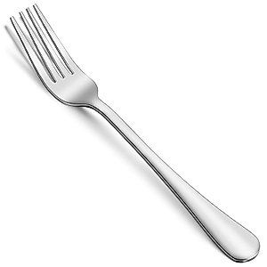 Jeffbaubl 24 PCS Dinner Forks, Stainless Steel Forks Silverware, Food Grade Table Forks, Silverware Forks Use for Home Kitchen Restaurant, Mirror Finish & Dishwasher Safe,8 Inch
