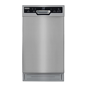 SPT SD-9254SSA 18″ Wide Built-In Dishwasher w/Heated Drying, ENERGY STAR, 6 Wash Programs, 8 Place Settings and Stainless Steel Tub – Stainless