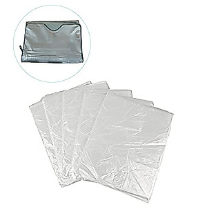 Disposable Sauna Sheeting Blanket Liners Plastic Sheeting Body Wrap ，Used Inside a Far Infrared Sauna Blanket Sauna Blanket Accessories for Beauty Salon Spa Sauna Room Body (Thicken 50 Pcs)