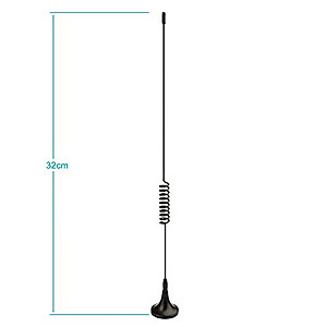 Bingfu Dual Band 978MHz 1090MHz 5dBi Magnetic Base SMA Male MCX Antenna (2-Pack) for Aviation Dual Band 978MHz 1090MHz ADS-B Receiver RTL SDR Software Defined Radio USB Stick Dongle Tuner Receiver