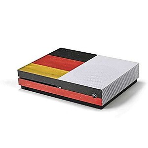 Skinit Decal Gaming Skin for Xbox One S Console - Originally Designed German Flag Distressed Design