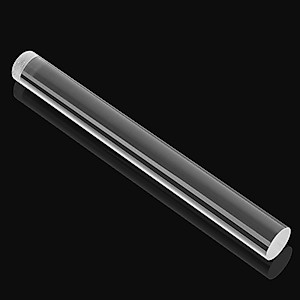 AUGSUN 1pcs Acrylic Clay Roller Acrylic Round Tube Roller Rolling Clay Bar Clear Clay Art Craft DIY Polymer Clay Tool