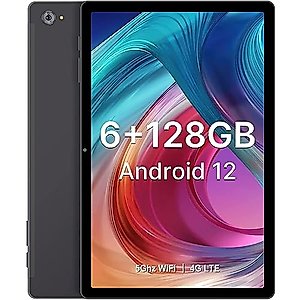 ApoloSign Android 12 Tablets & Phone 10.5 Inch Tablet with 5Ghz WiFi/ 4G LTE Octa-core 6GB RAM 128GB ROM 1920x1200 FHD IPS Screen 7500mAh Batterry 5+13MP Camera