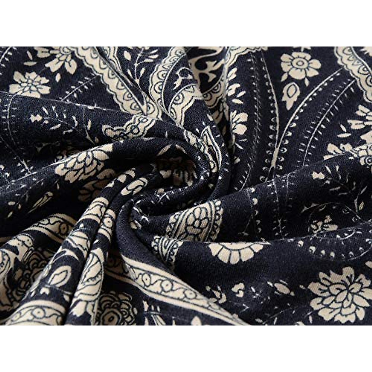 Veranee Women's Plus Size Swing Tunic Top 3/4 Sleeve Floral Flare T-Shirt (XX-Large, 16-10)