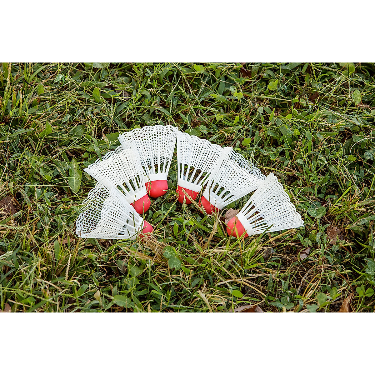 Triumph Sports Regulation Weighted Shuttlecocks - 6-Pack, White (35-7138-2)