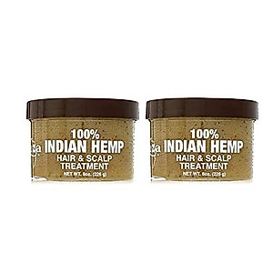 KUZA Indian Hemp Hair and Scalp Treatment, 8 oz (2PCS)