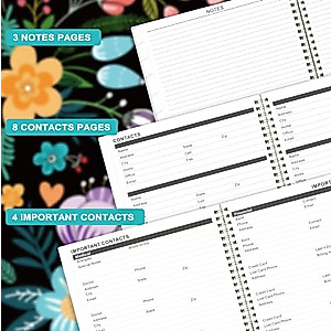 2024-2026 Monthly Planner/Monthly Calendar - 3 Year Monthly Planner 2024-2026, 36 Monthly Planner from Jan. 2024 - Dec. 2026, 9" x 11", 2024-2026 Calendar Planner with Tabs + Double-side Pocket +