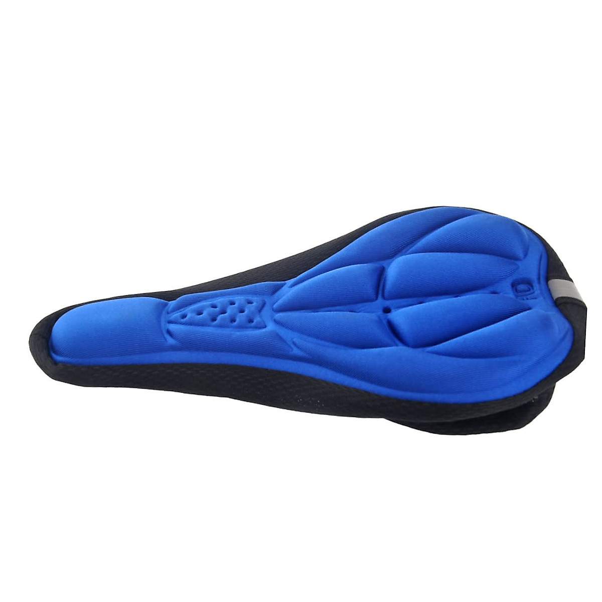 KICHOUSE 3D Ergonomic Blue Memory Saddle Seat Cover Cushion Pad for Mountain Bikes Comfortable Cycling Seat Cover for Enhanced Riding Experience