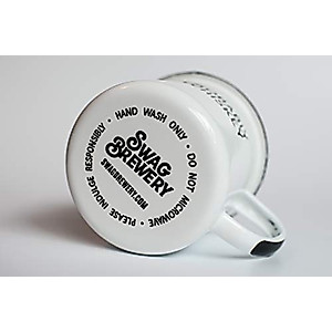 PROBABLY WHISKEY | Enamel "Coffee" Mug | Funny Bar Gift for Whiskey, Bourbon, and Scotch Lovers, Dads, Moms, Fathers, Men, Whisky Geeks | Practical Cup for Kitchen, Campfire, Home, and Travel