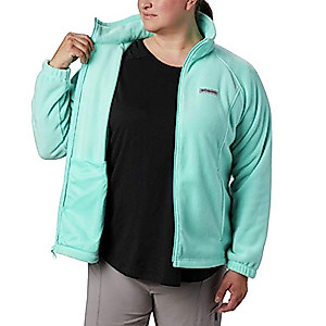Columbia Women's Benton Springs Full Zip, Aquarium, Small