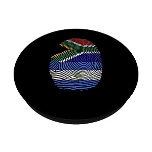 South Africa Nicaragua Fingerprint South African Nicaraguan PopSockets Standard PopGrip