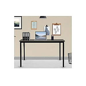 Atlas Desk (Walnut), Barricks Utility Table with Laminate Top & Steel Legs Table, Utility, 24X47, Simplistic Iron Frame Dining Table Teak Color