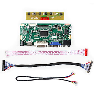 HDMI DVI VGA Audio LCD Controller Board Work for 19inch G190EG02 V1 1280x1024 9Pins LED Backlight