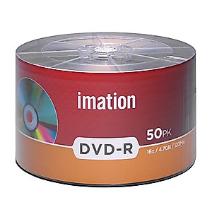 300 Pack Imation DVD-R 16X 4.7GB/120Min Branded Logo Blank Media Recordable Movie Data Disc
