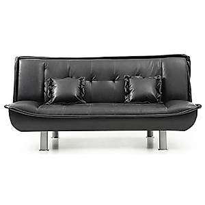 Glory Furniture Futon Sofa Bed, Black
