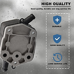 Fuel Pump Assy for Yamaha Outboard 115HP 130HP 150HP 175HP 200HP 225HP 250HP 300HP 2-stroke Boat Motor Engine Replace Sierra 18-7349 6E5-24410-03-00 6E5244100300, Silver, 3.74x2.99x1.73 Inch