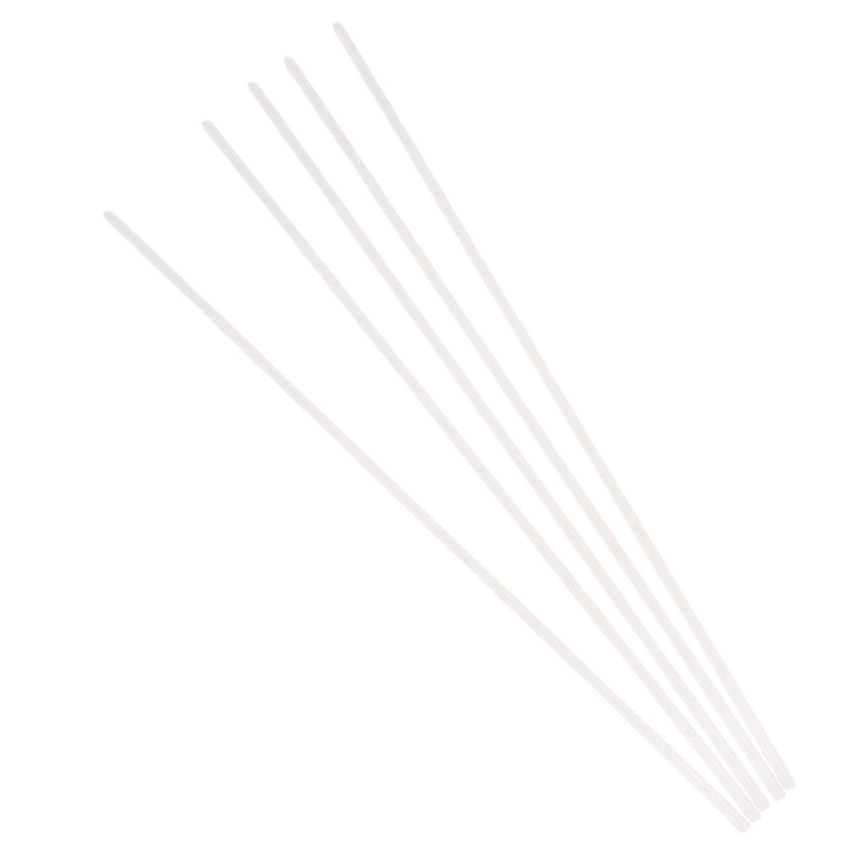 5pcs Oil Car Plastic ion Antenna Tube with Caps for RC Car 02057 White