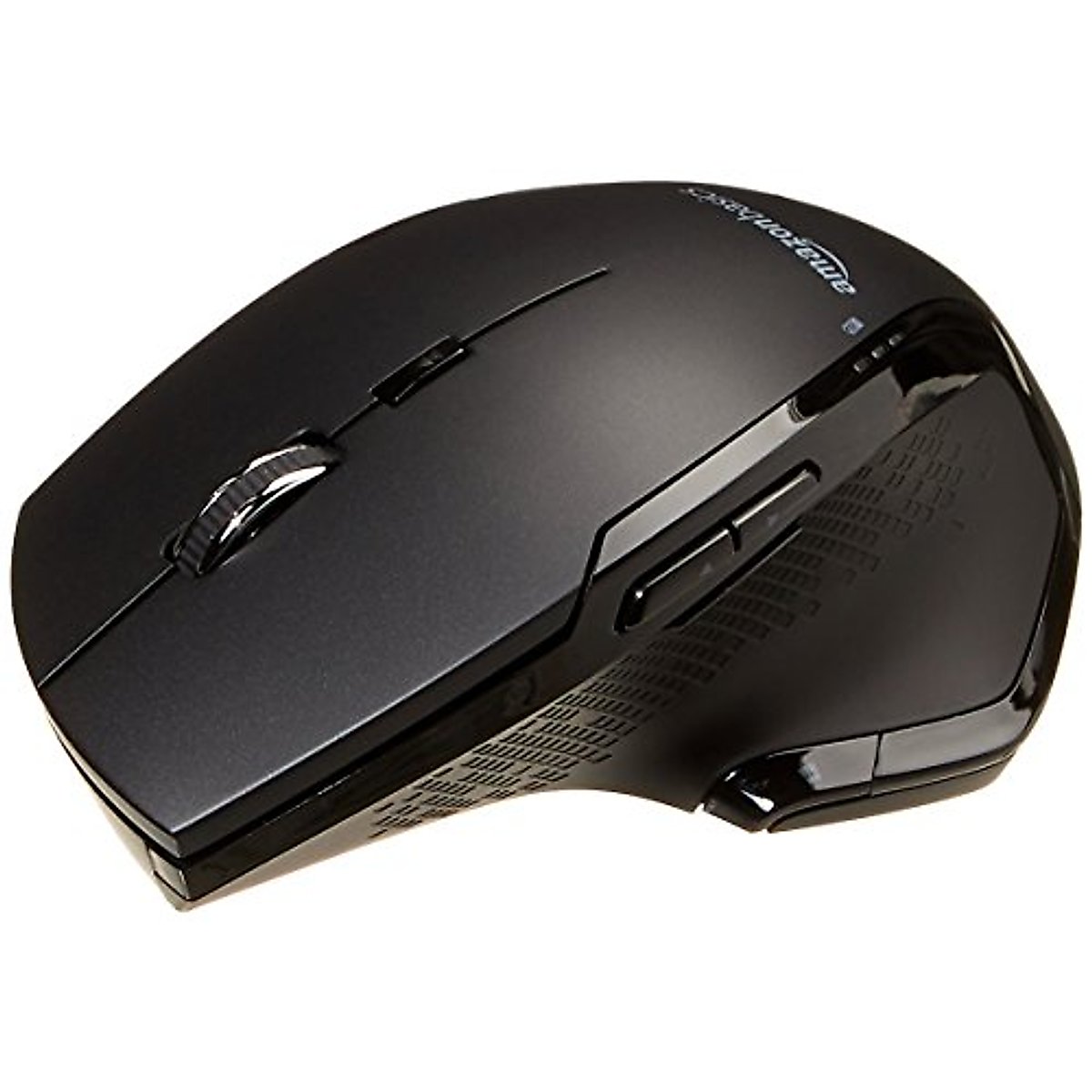 Amazon Basics Full Size Ergonomic Wireless Mouse with Fast Scrolling, Compatible with PC, Mac, Laptop - Black