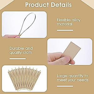 10 Pieces Impulse Sealer Replacement Parts 8 Inch Heat Seal Strips Replacement Element Grip Impulse Sealer Heating Element Service Spare Repair Kit, 200mmx2mm