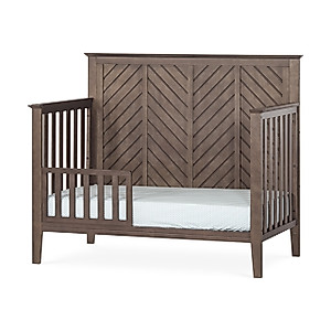 Child Craft Atwood Crib and Dresser Nursery Set, 2-Piece, Includes 4-in-1 Convertible Crib and 3-Drawer Dresser, Grows with Your Baby (Cocoa Bean Brown)