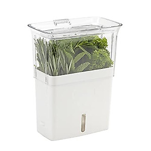 COLE & MASON Fresh Herb Keeper, Container, Clear