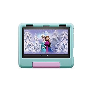 All-new Amazon Fire HD 8 Kids tablet, 8" HD display, ages 3-7, includes 2-year worry-free guarantee, Kid-Proof Case, 32 GB, (2022 release), Disney Princess
