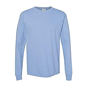 Comfort Colors Men's 6014 Adult Long Sleeve A Washed Denim, XX-Large