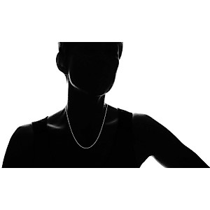 Verona Jewelers Sterling Silver Adjustable Box Chain Bolo Necklace| Sterling Silver Box Chain| 925 Sterling Silver Pendant Necklace | Adjust UP to 24 INCHES