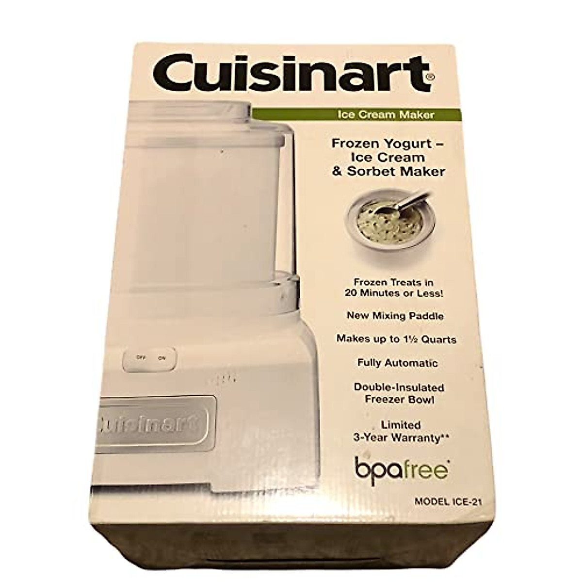 Cuisinart 1-1/2 Quart Ice Cream Maker