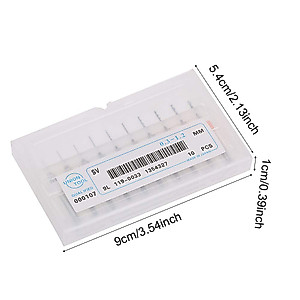 KIKYO Drill Bits, 10pcs 0.3-1.2mm Tungsten Steel Durable Drill Bit for PCB Circuit Board