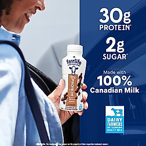 Fairlife Protein Shakes | Nutrition Plan Protein Shake | Chocolate, Vanilla, Strawberry | Core Power Elite | Fair life Protein Shakes Variety Pack |11.5 Fl Oz Pack of 7 | Plus Canned Water to Help you stay Hydrated - Limited Edition